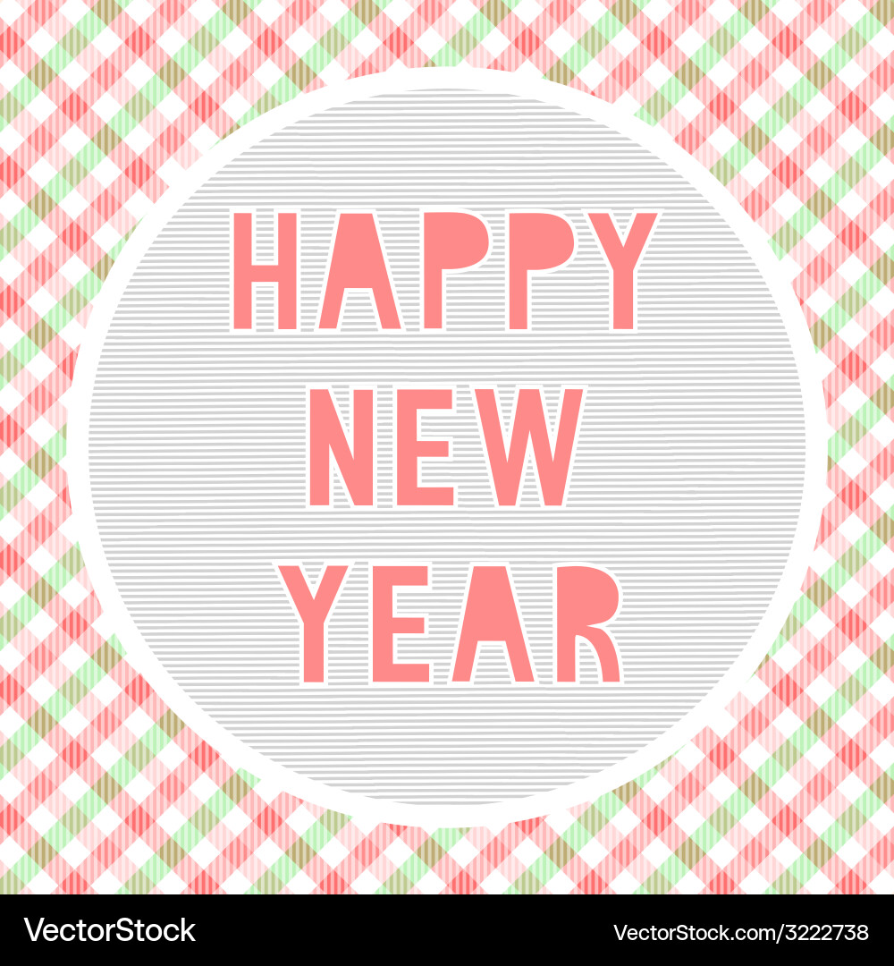 Happy new year greeting card14 Royalty Free Vector Image