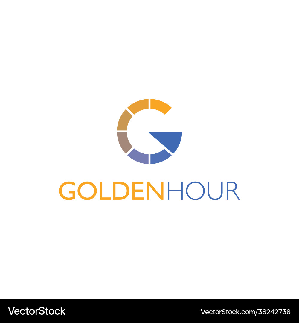 Time is gold logo with an attractive Royalty Free Vector