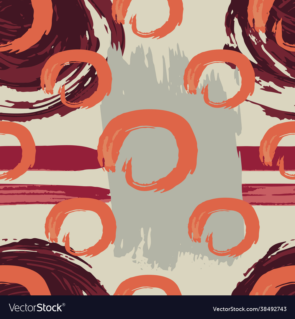 Abstract creative seamless pattern Royalty Free Vector Image