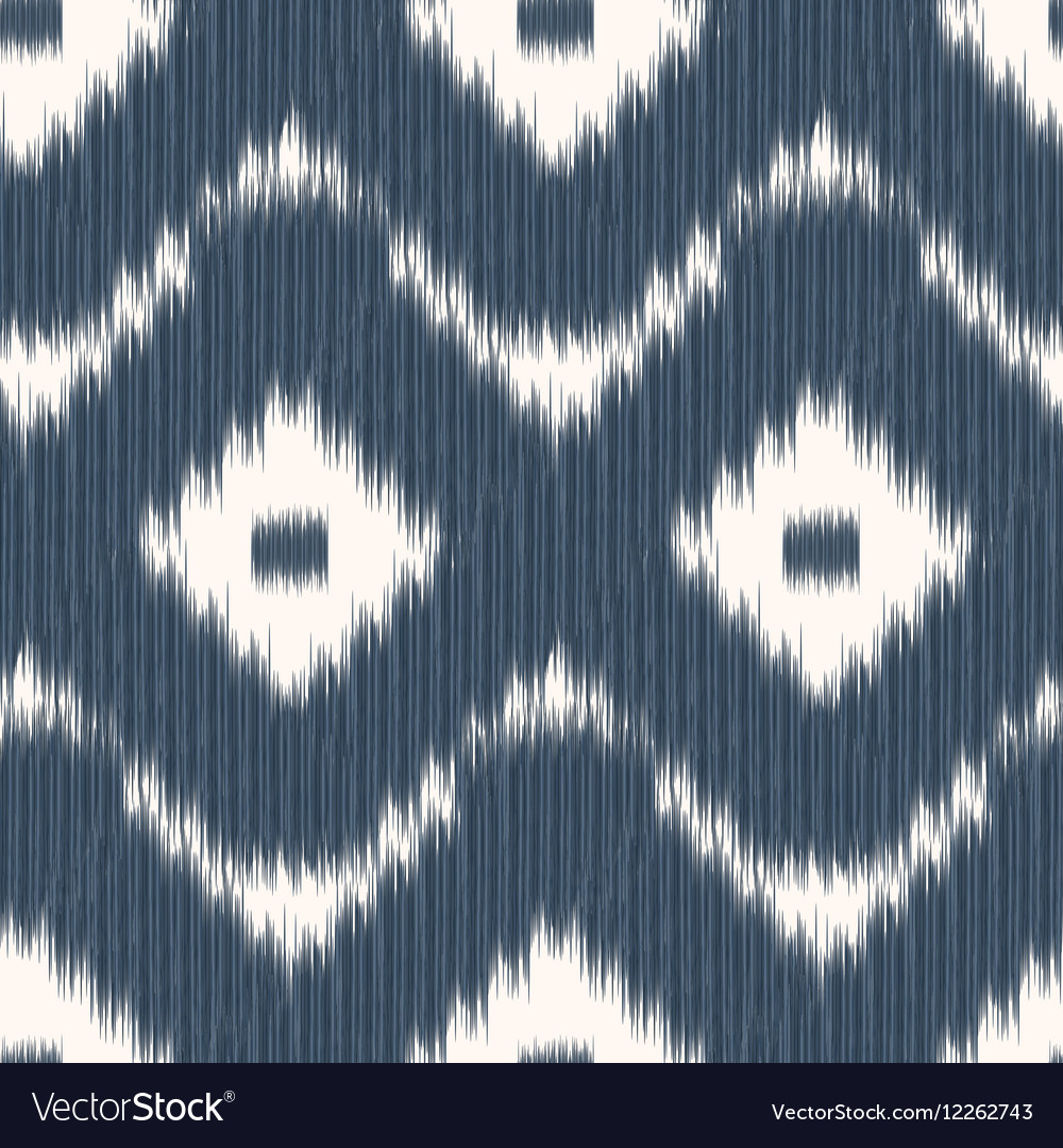 Ikat pattern Royalty Free Vector Image - VectorStock
