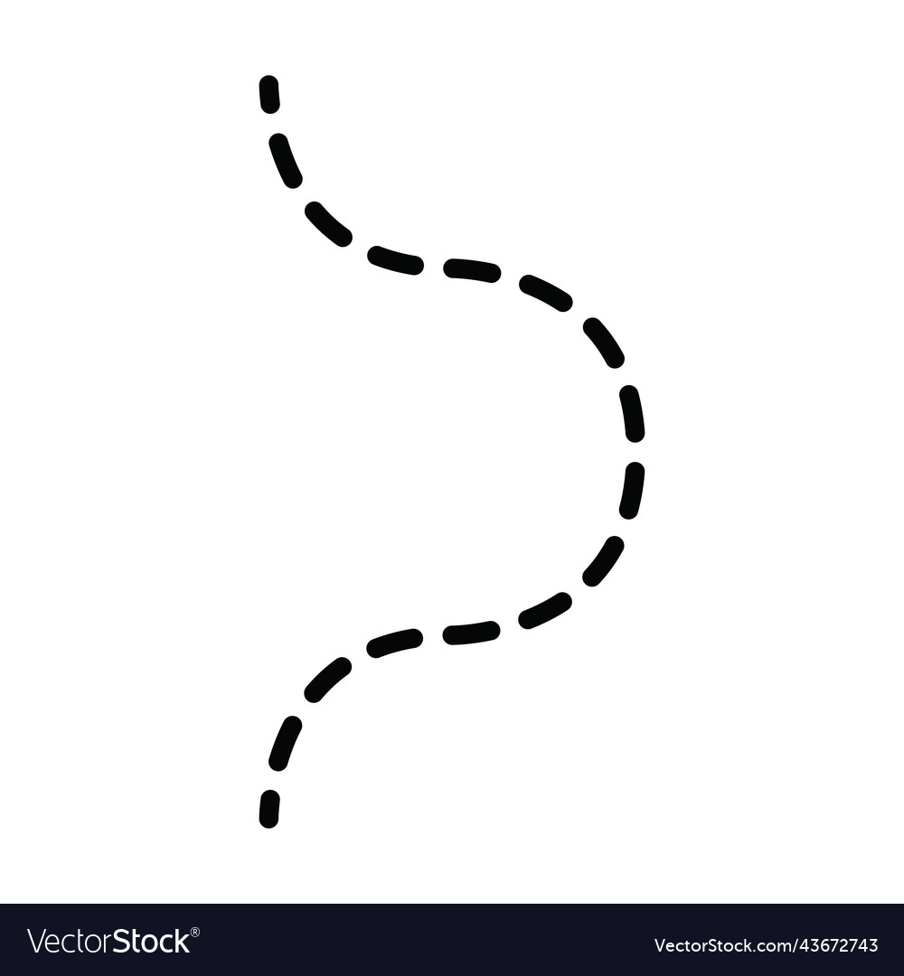 Prewriting tracing lines and curve shapes element Vector Image