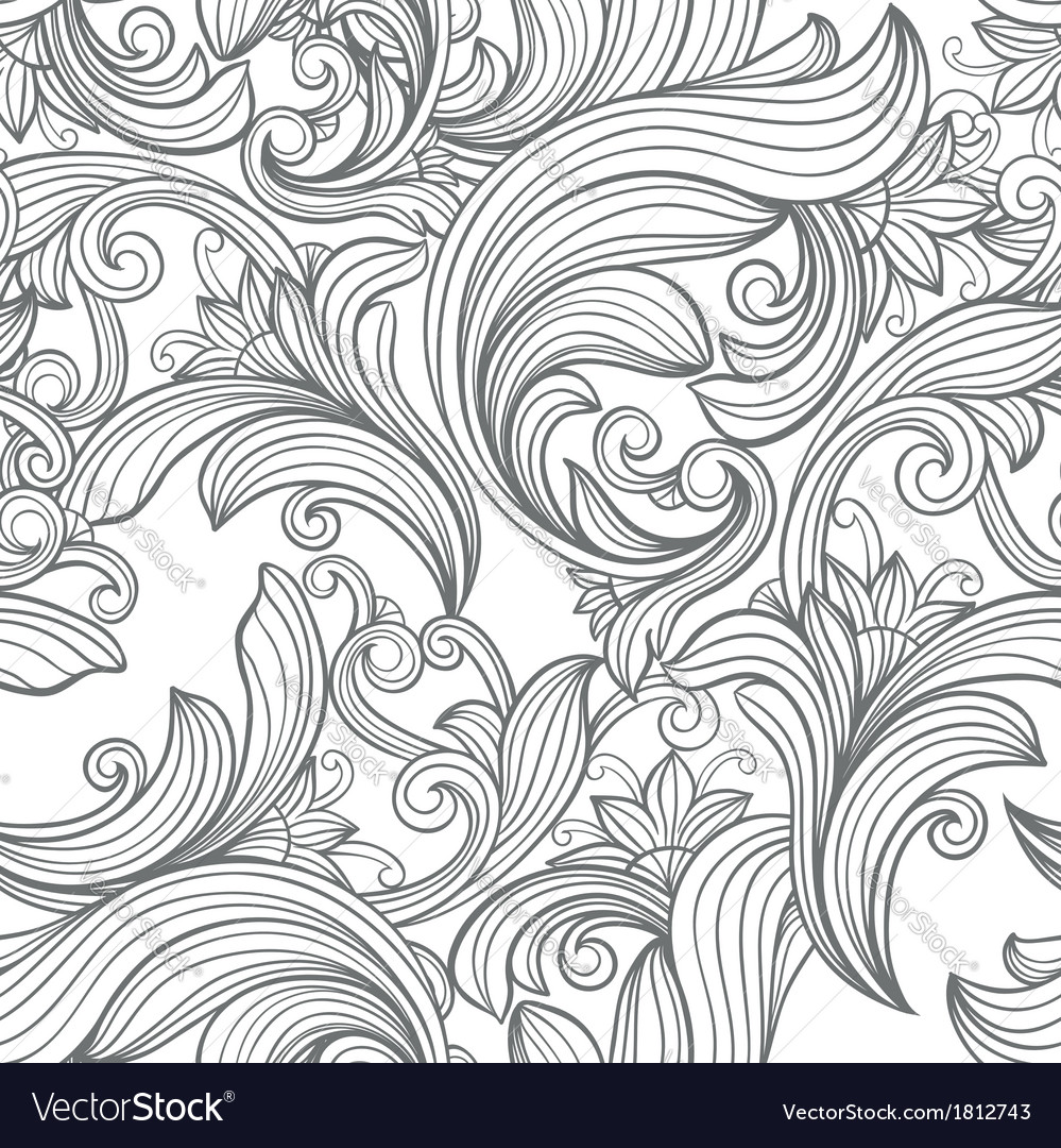 Seamless vintage pattern Royalty Free Vector Image