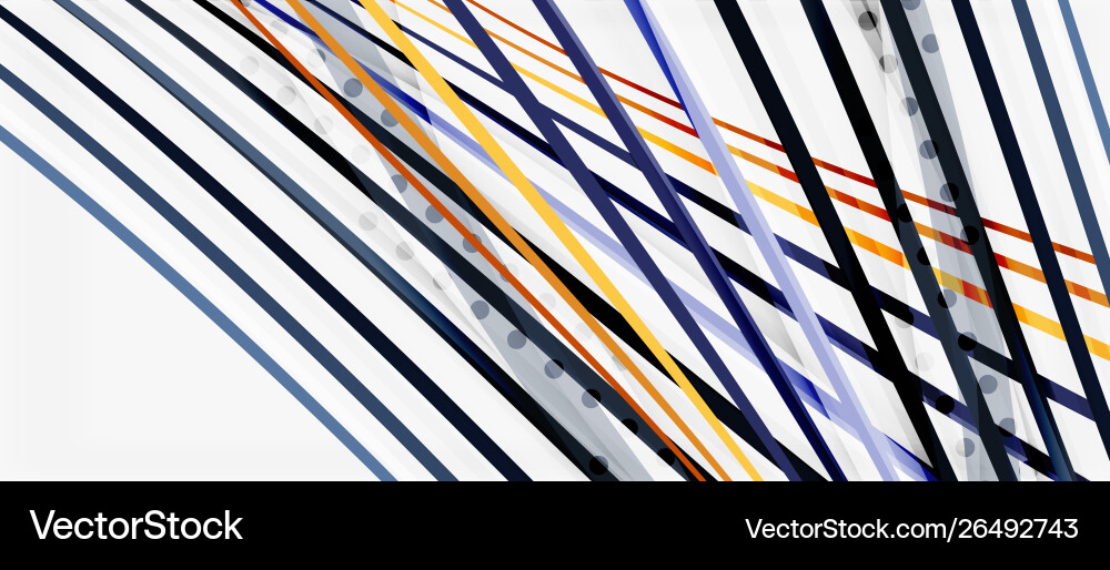 Trendy color stripes lines wave great design Vector Image