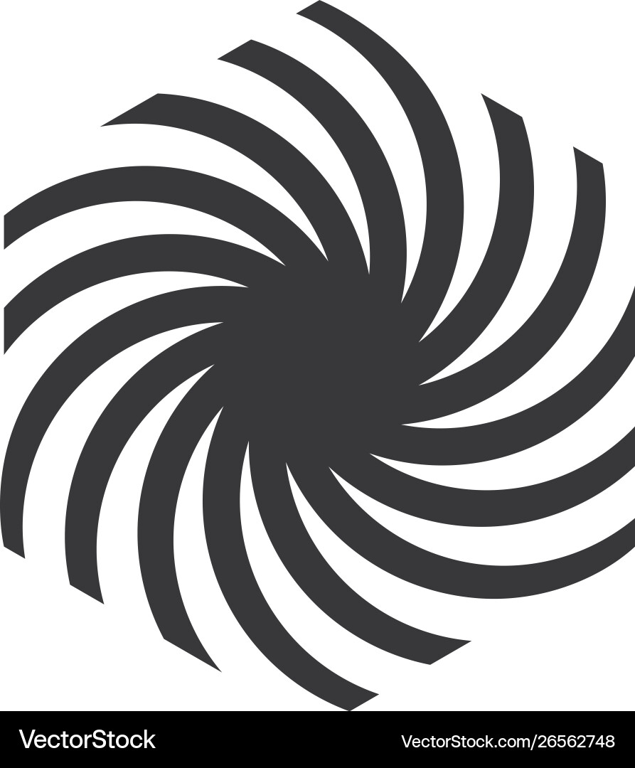 Business logo vortex wave and spiral icon Vector Image