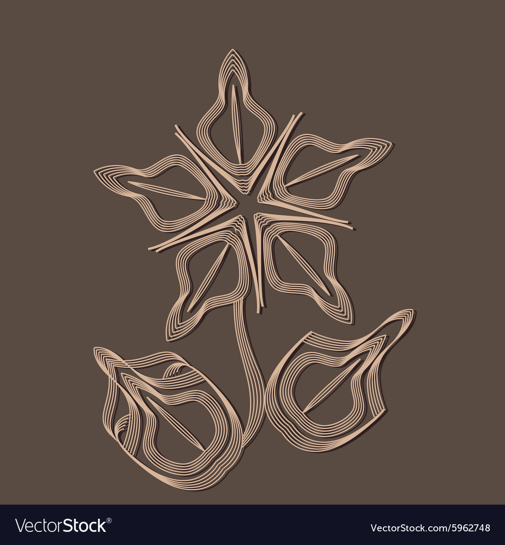 Geometry flower Royalty Free Vector Image - VectorStock