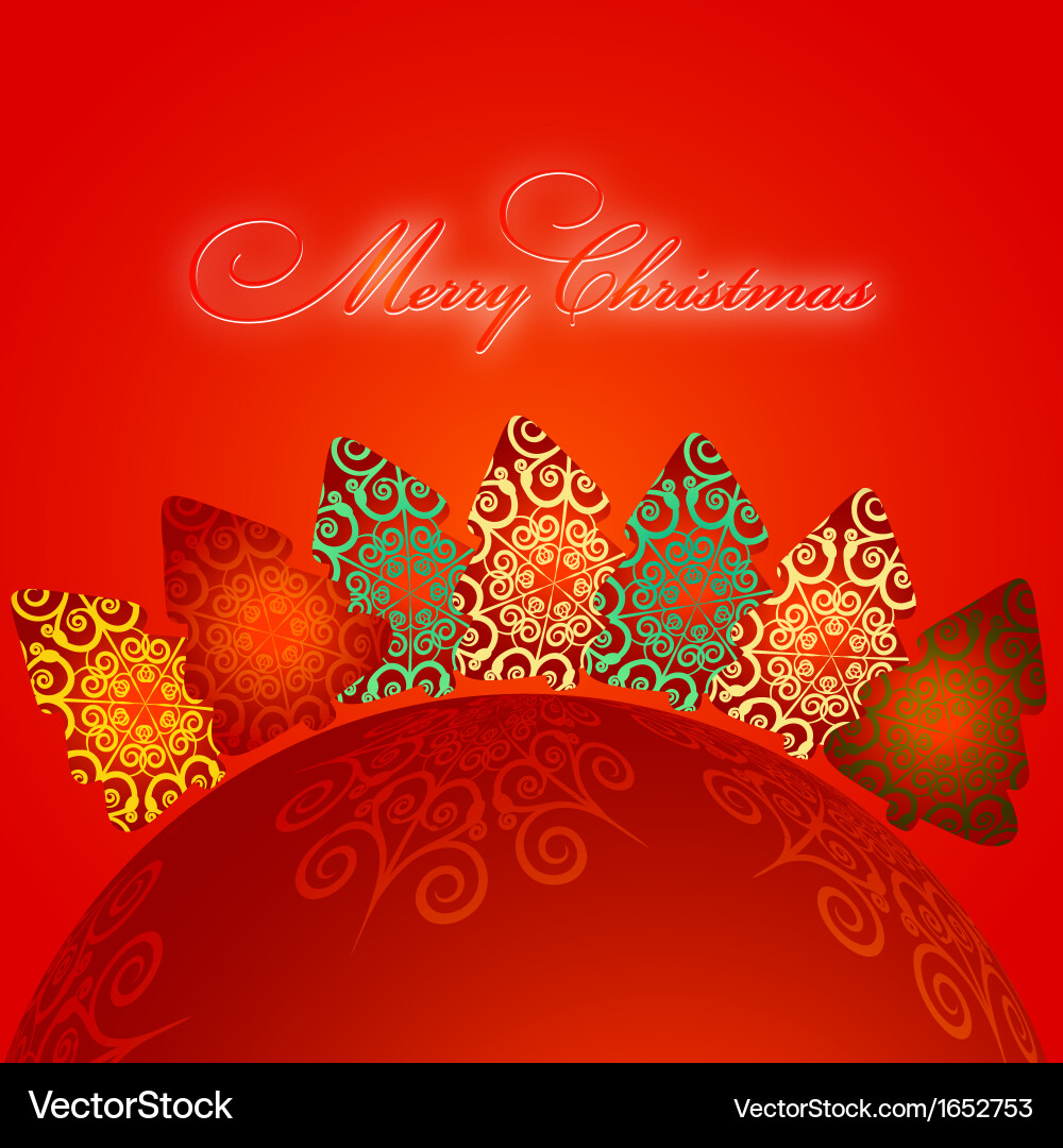 Christmas decoration set Royalty Free Vector Image