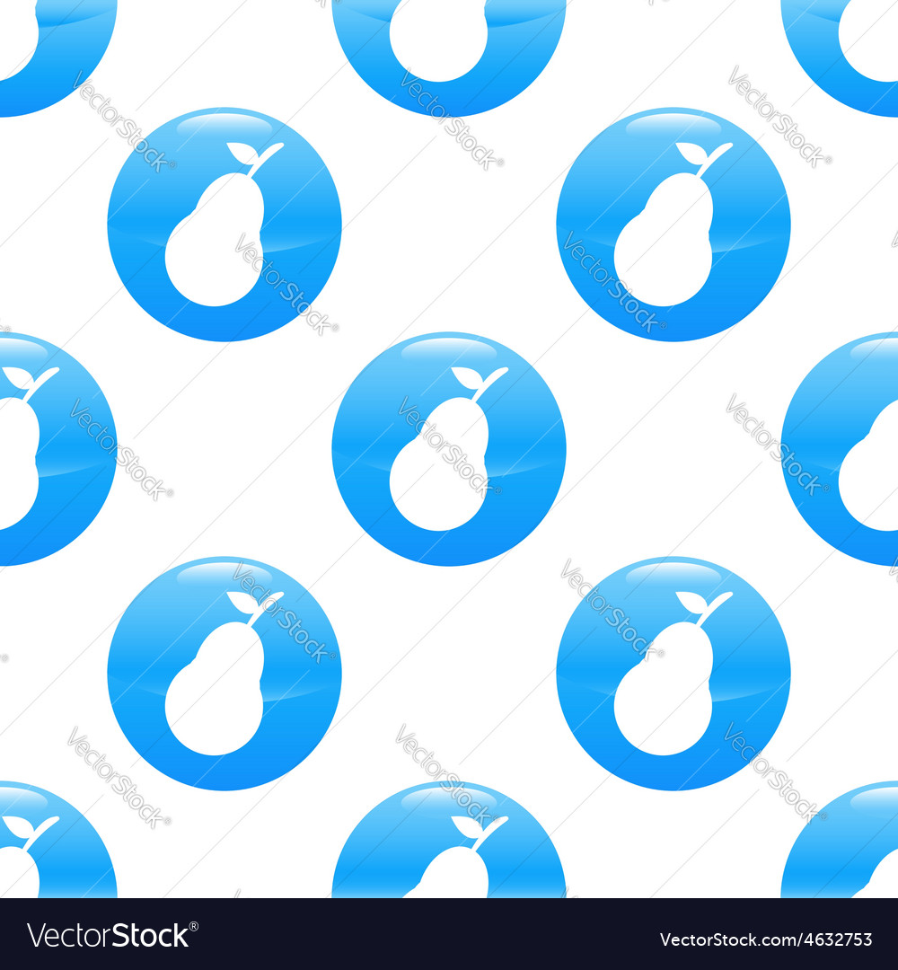 Pear sign pattern Royalty Free Vector Image - VectorStock