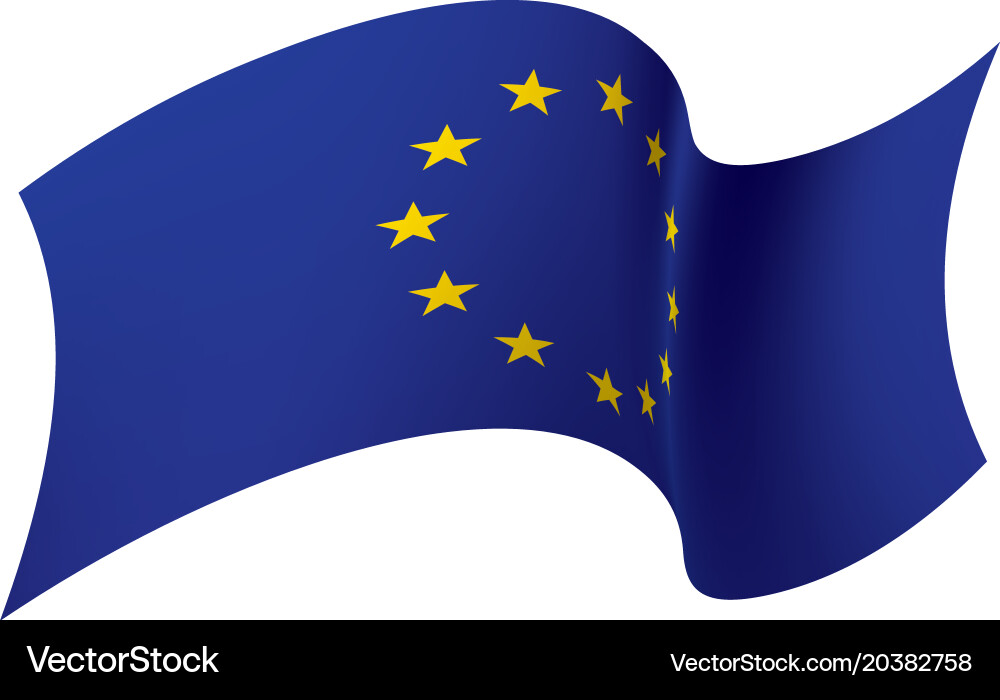 European union flag Royalty Free Vector Image - VectorStock