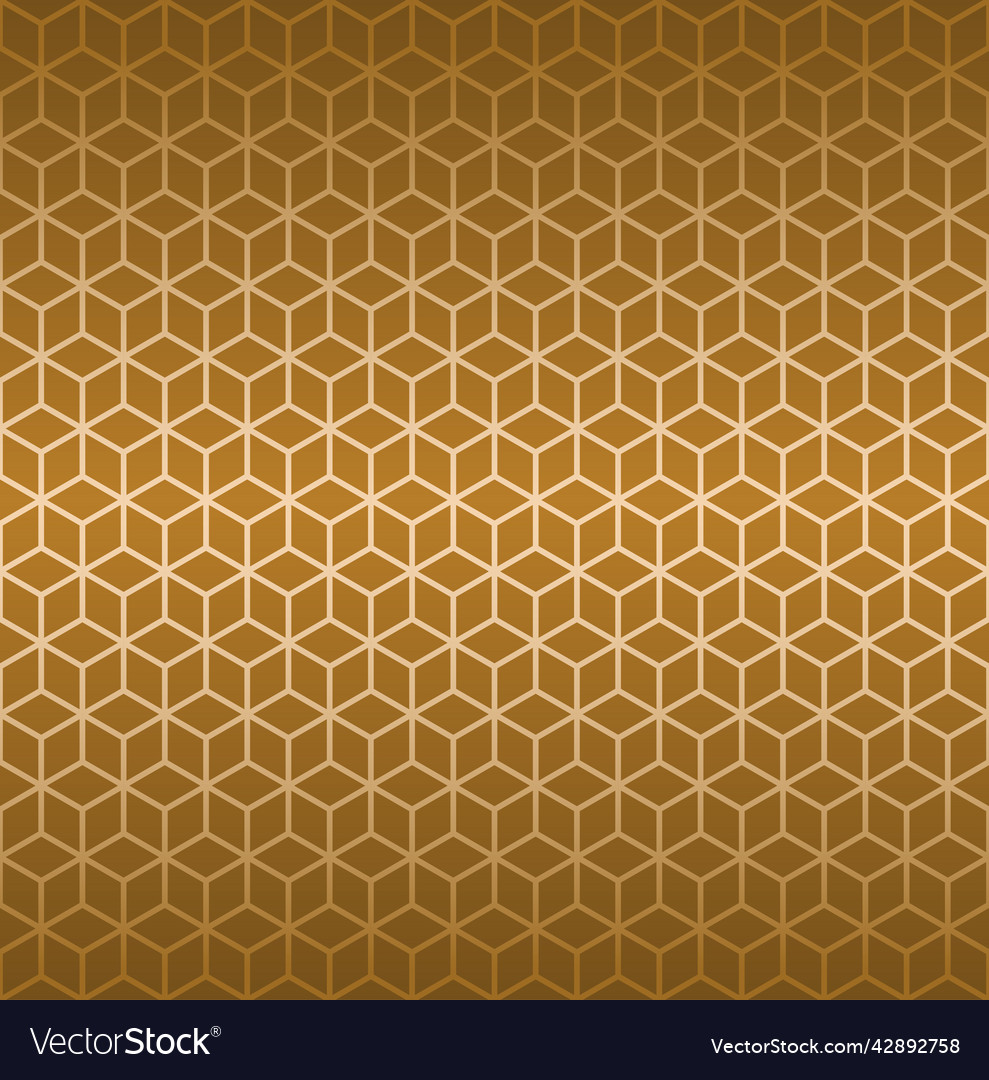 Geometric hexagon seamless pattern Royalty Free Vector Image
