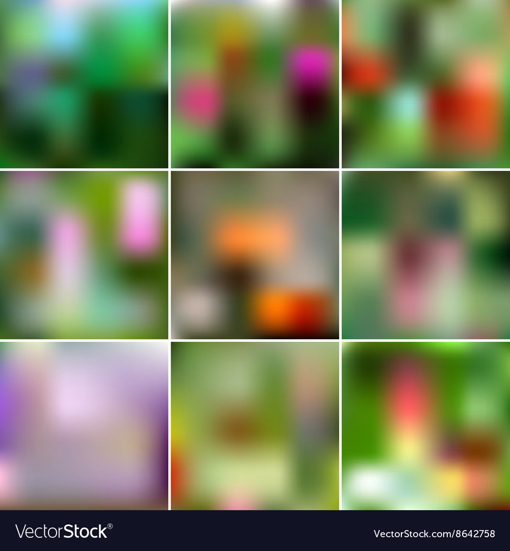 Set of abstract creative concept multicolored Vector Image