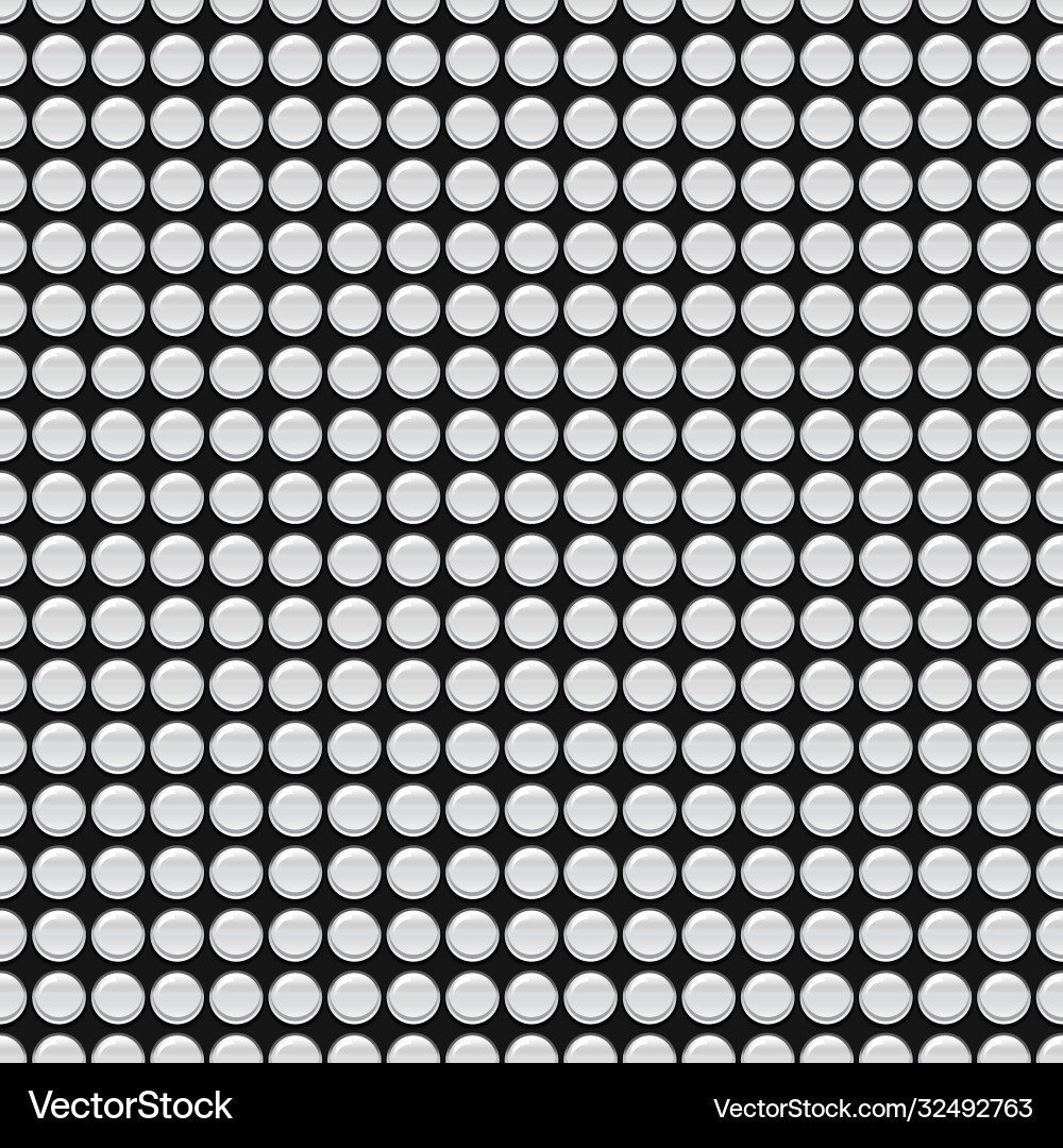 Black leather ornated metal rivets Royalty Free Vector Image