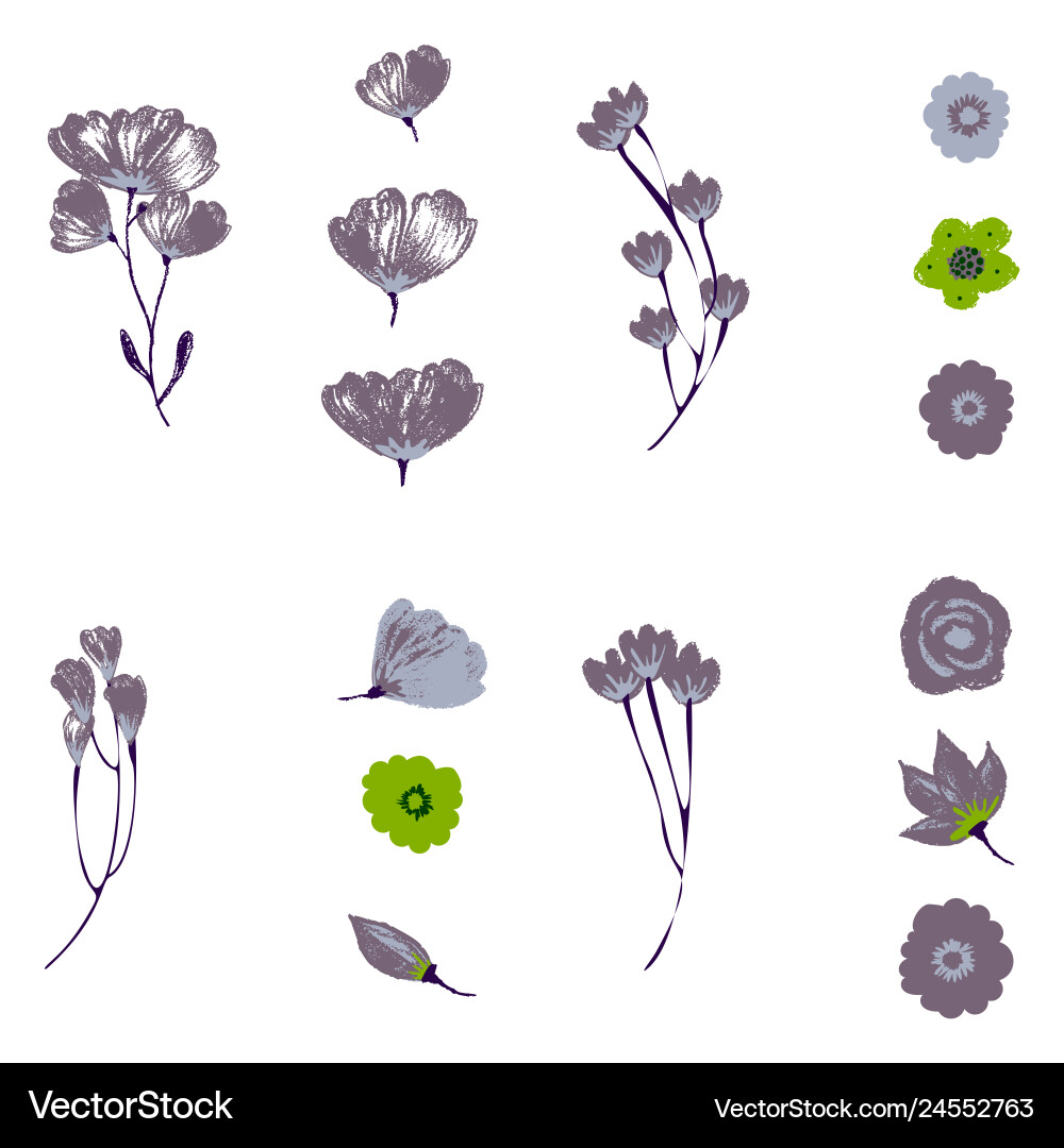 Watercolor design element bird banners Royalty Free Vector