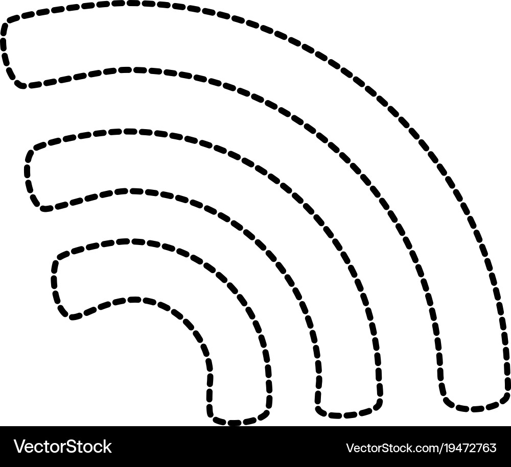 Wifi signal isolated icon Royalty Free Vector Image