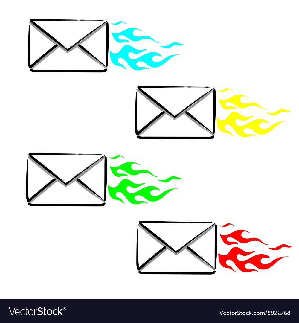 Express sms message Royalty Free Vector Image - VectorStock