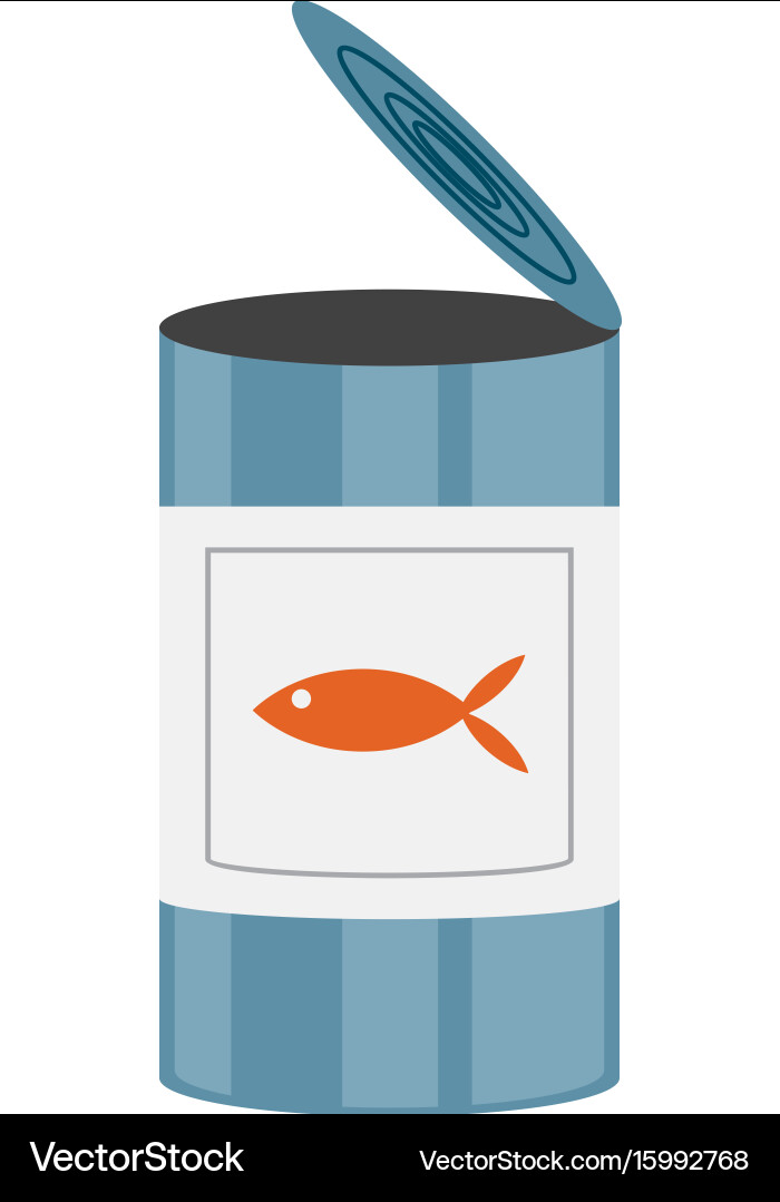 Food can product Royalty Free Vector Image - VectorStock