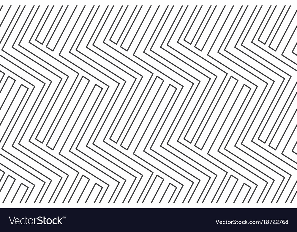 Geometric seamless pattern with linear Royalty Free Vector
