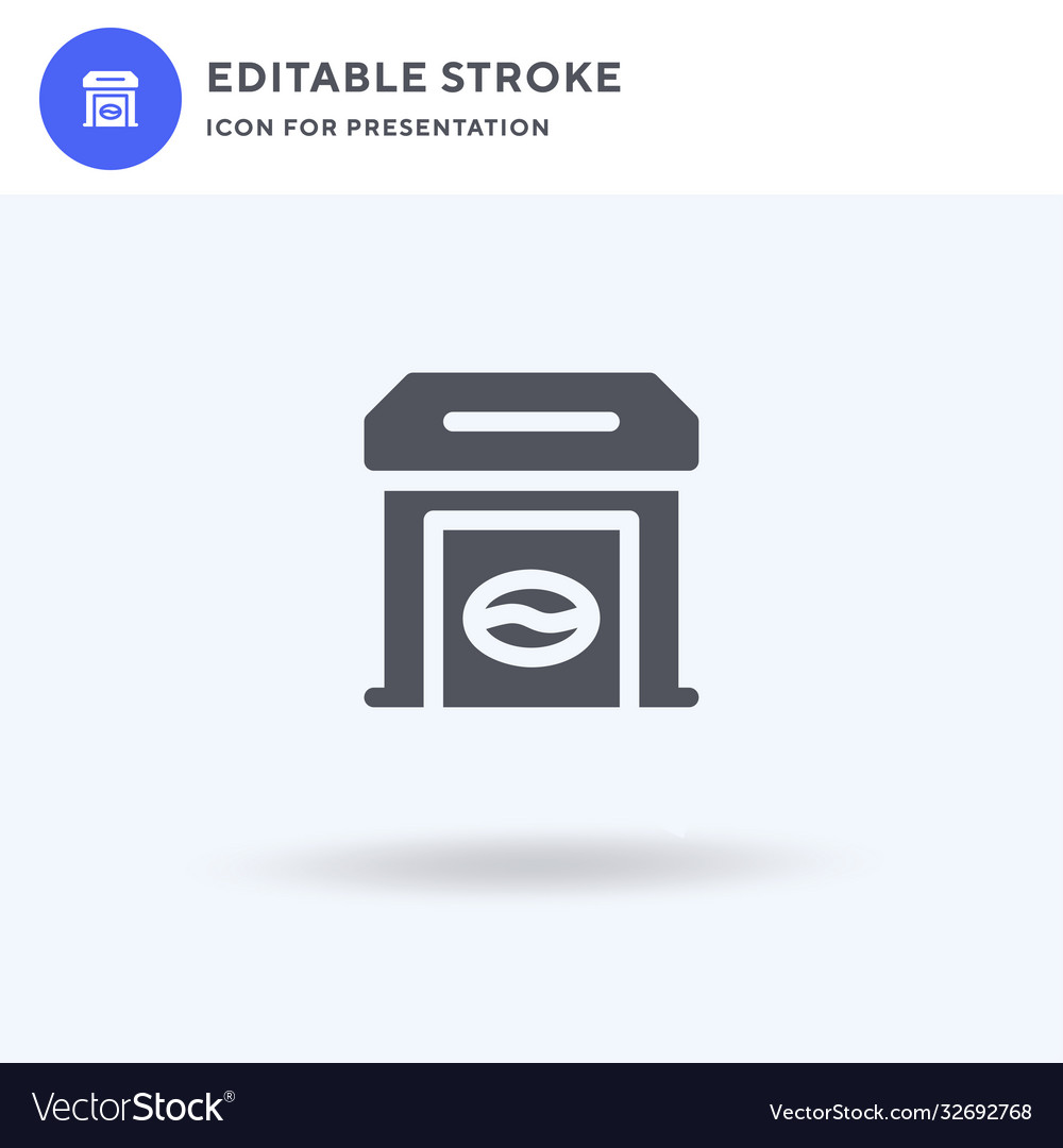 Storage icon filled flat sign solid Royalty Free Vector