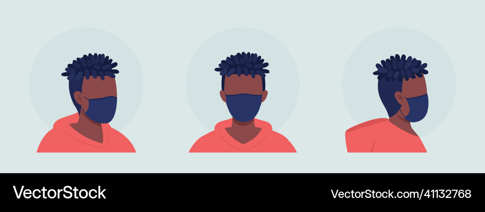 Youngster semi flat color character avatar Vector Image