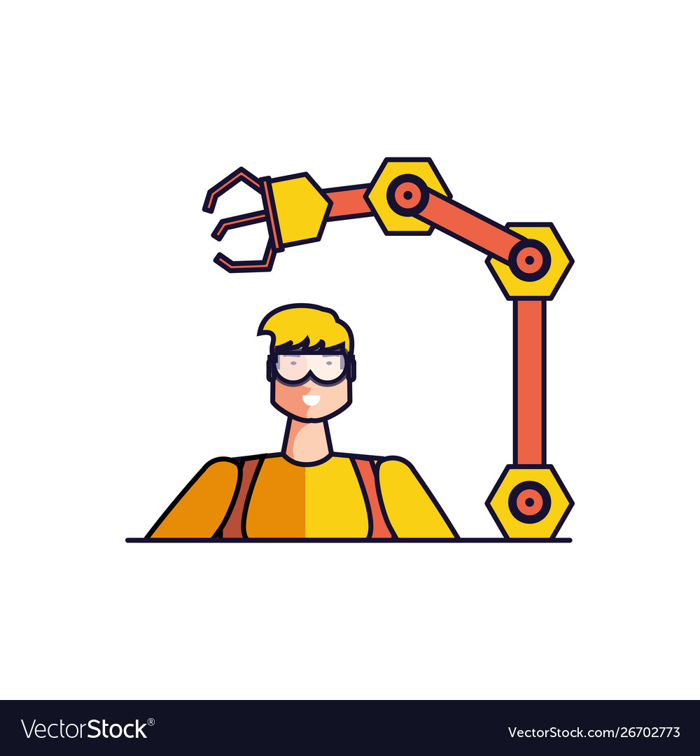 Isolated avatar professional worker design Vector Image