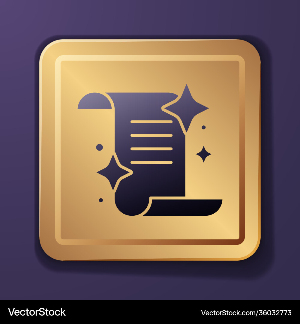 Purple ancient magic book with alchemy recipes Vector Image