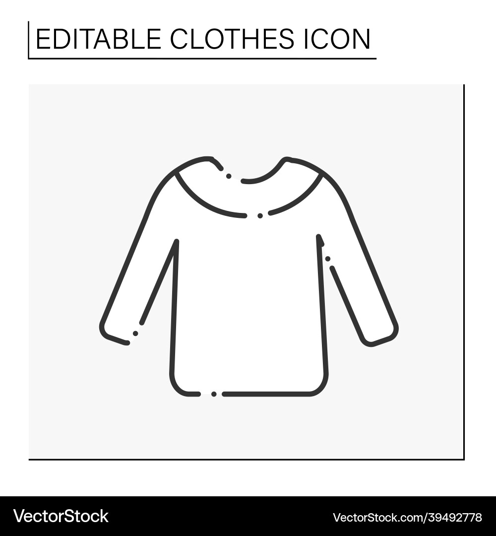 Fashion line icon Royalty Free Vector Image - VectorStock