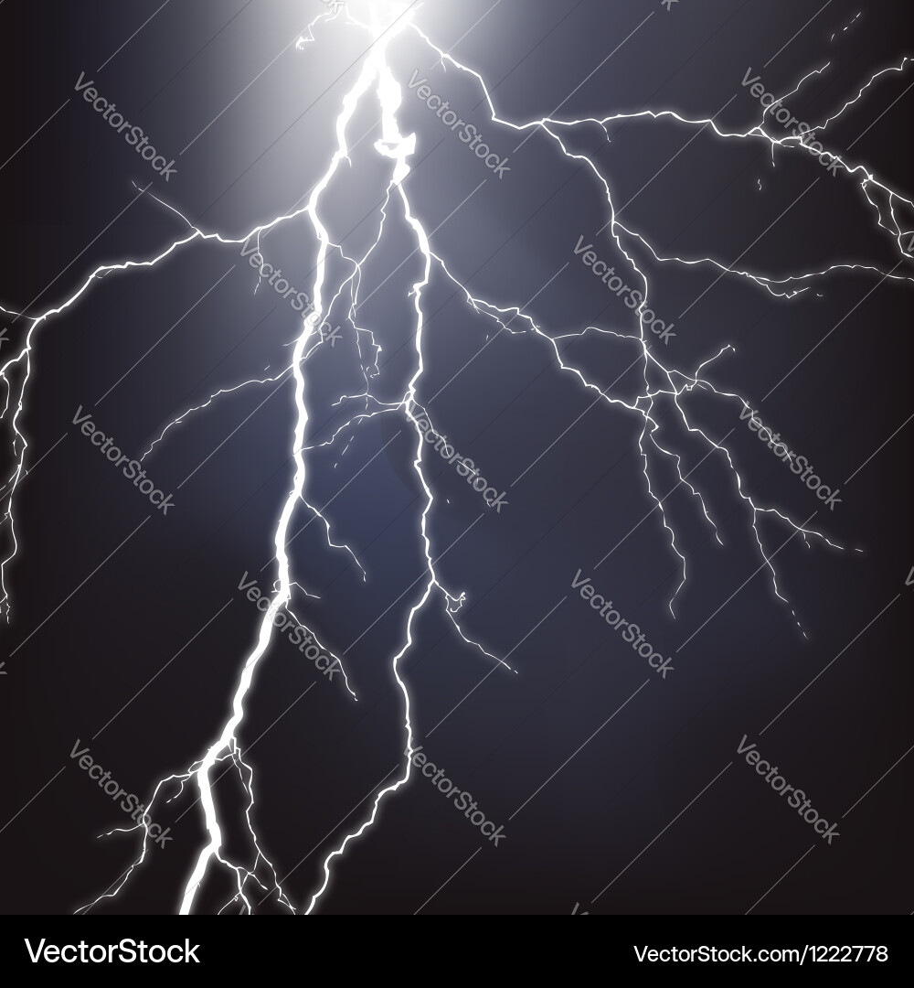 Lightning Royalty Free Vector Image - VectorStock