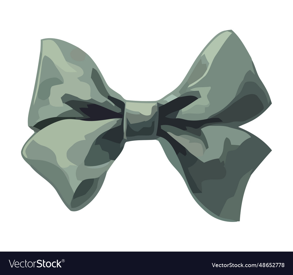 Silk bow tie Royalty Free Vector Image - VectorStock