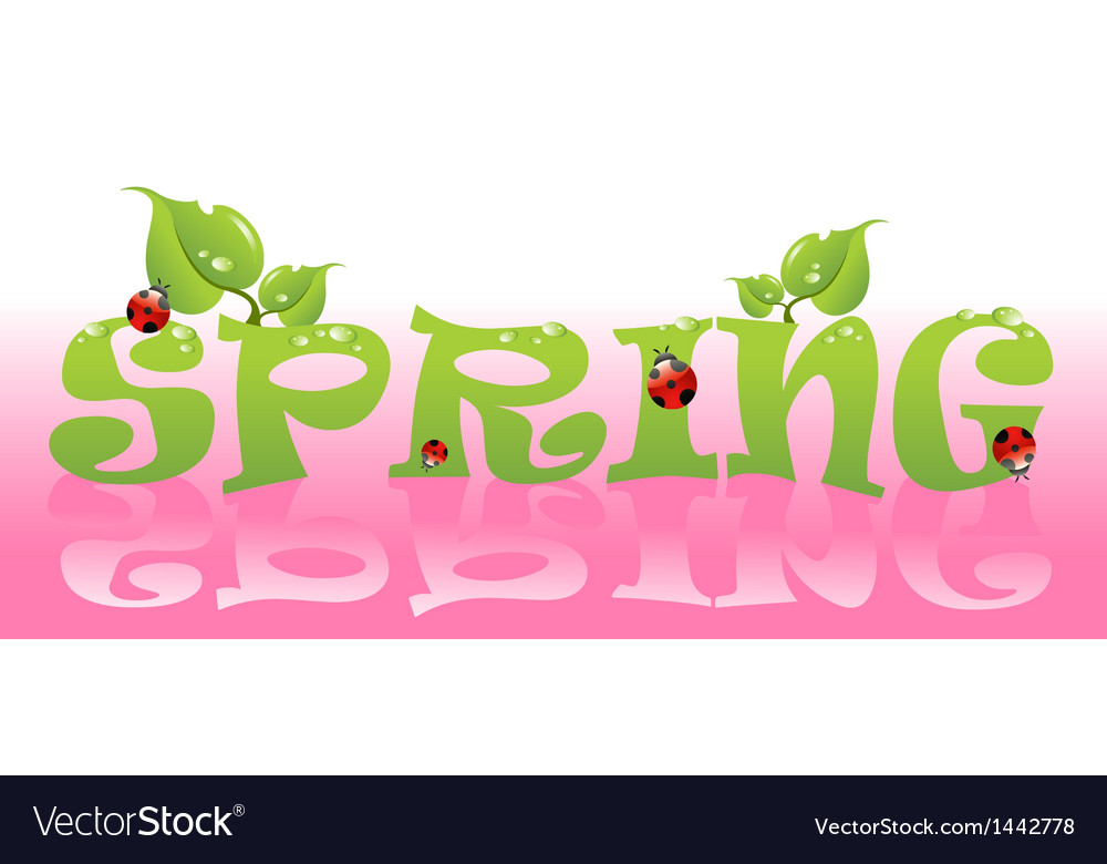 Spring Royalty Free Vector Image - VectorStock