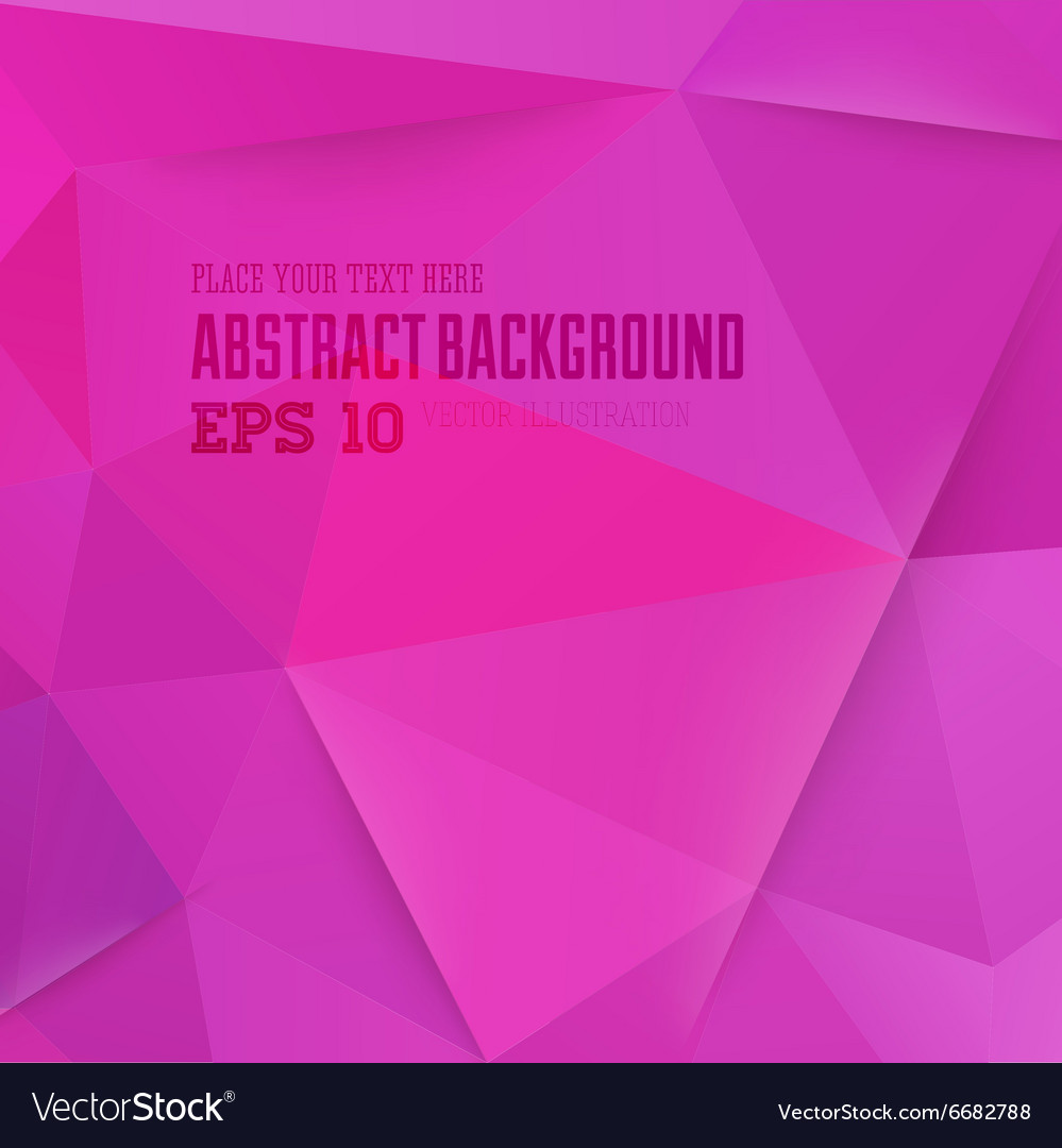 Abstract triangular background Royalty Free Vector Image