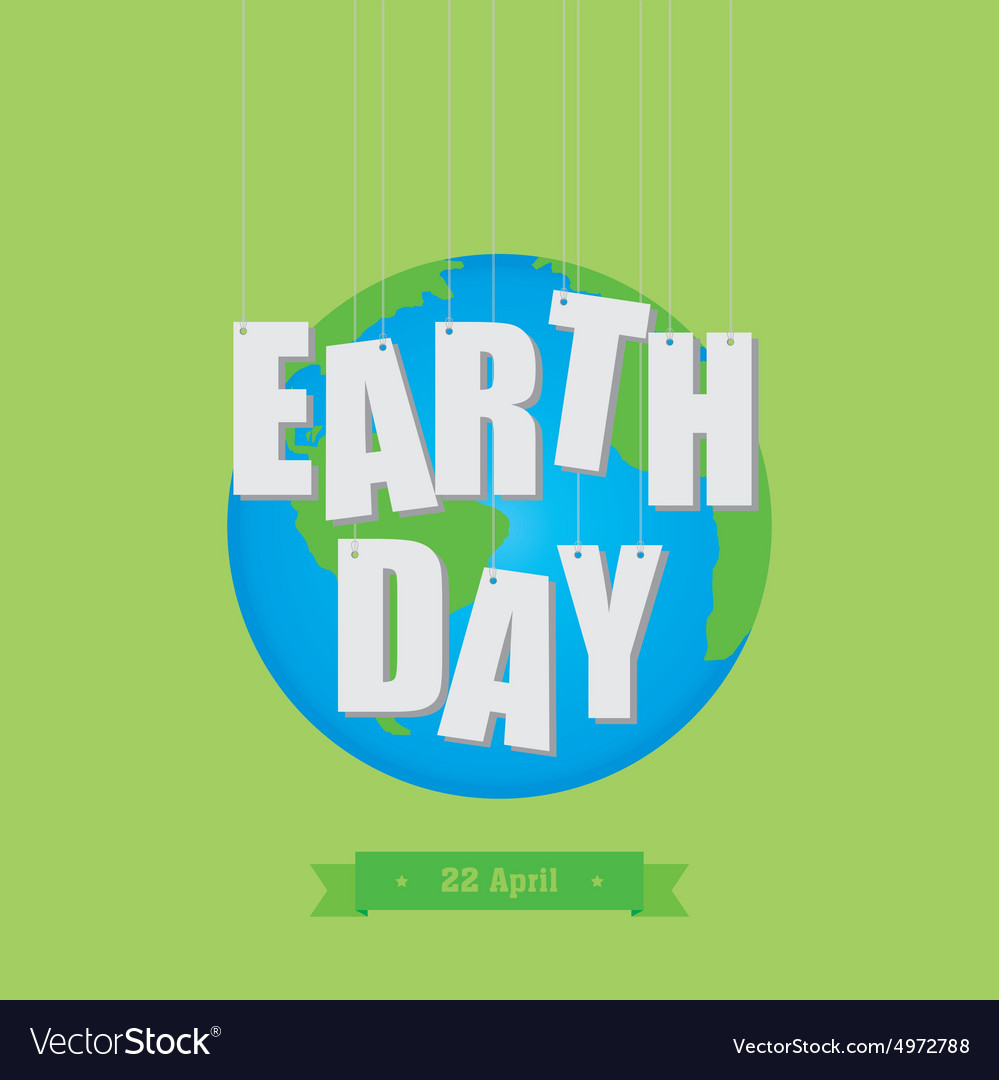 Colored background with text and elements Vector Image