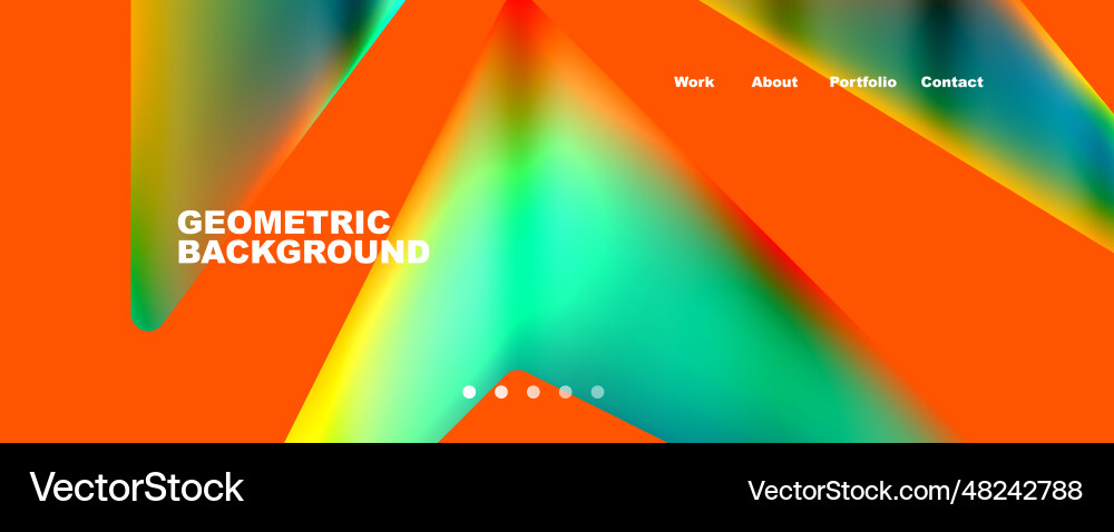 Geometric shapes minimalist abstract background Vector Image