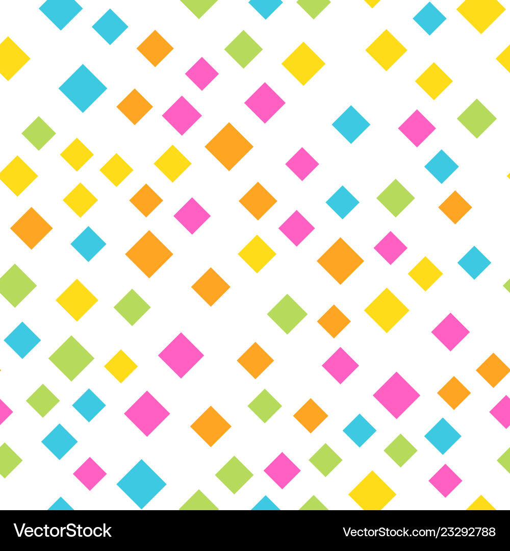 Seamless abstract geometric pattern of squares Vector Image