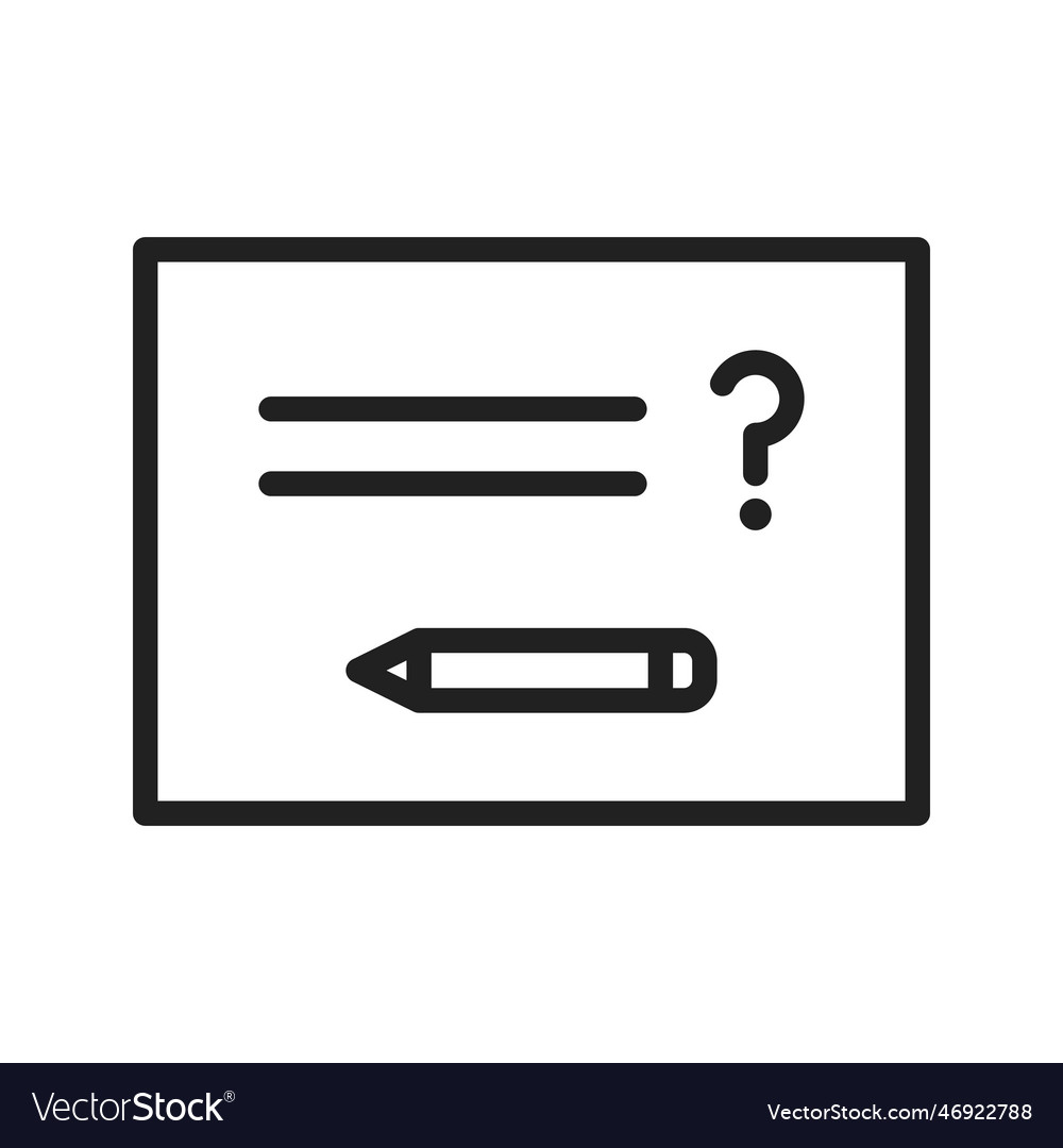 Solving question icon image suitable Royalty Free Vector