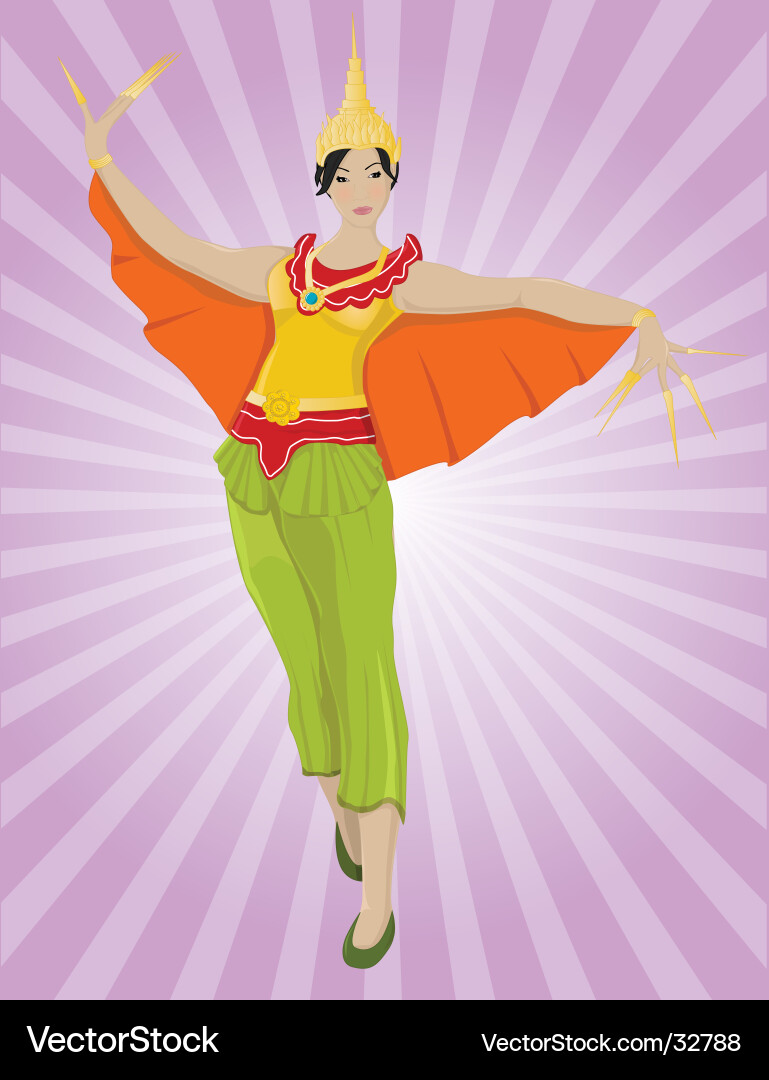 Thai Dancer Clipart
