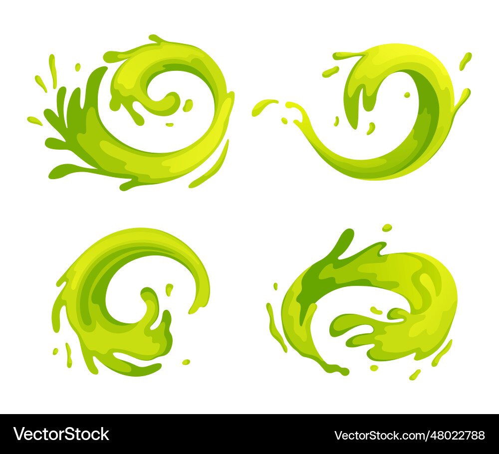 Water and juice splash liquide a splash Royalty Free Vector