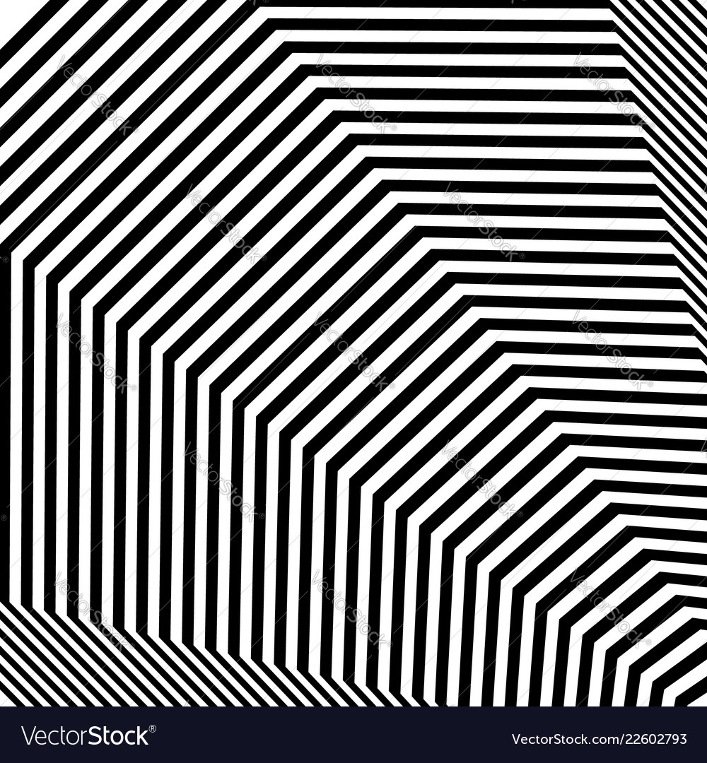 Abstract geometric pattern with angular lines Vector Image