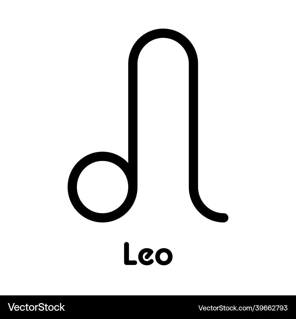 Leo - astrological zodiac sign Royalty Free Vector Image