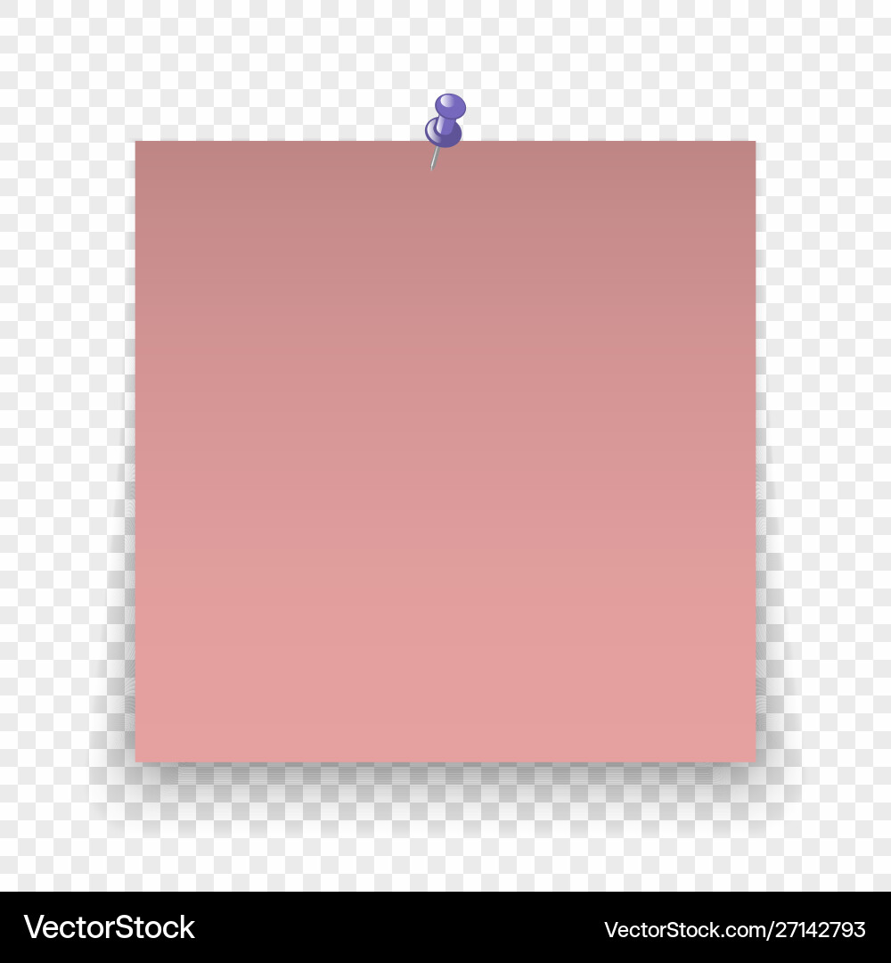 Office paper sheet or sticky sticker Royalty Free Vector