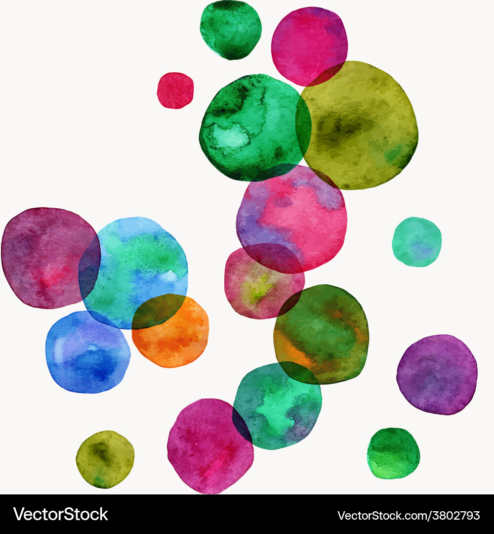 Round shapes seamless ornament Royalty Free Vector Image