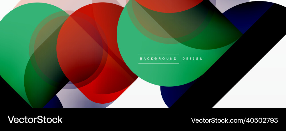 Round triangle shapes lines and circles geometric Vector Image