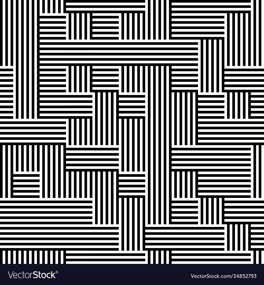 Seamless pattern with horizontal and vertical Vector Image