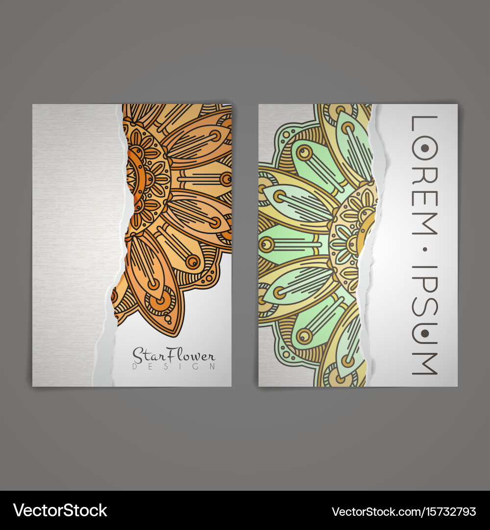 Set design templates business card Royalty Free Vector Image