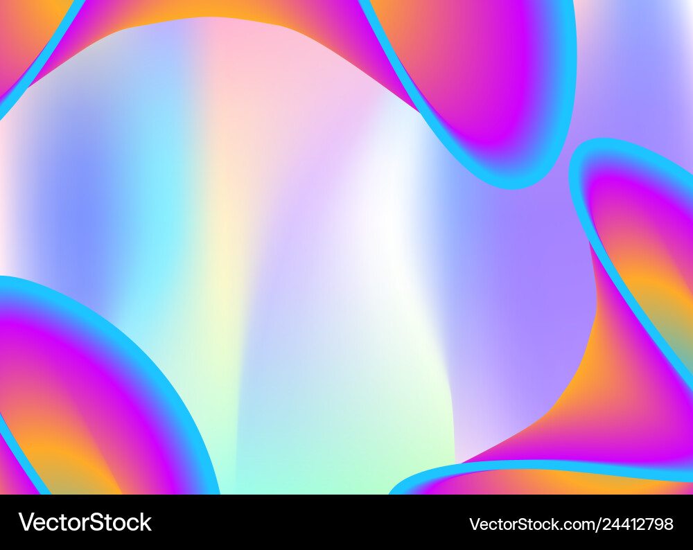 Fluid dynamic background with liquid shapes Vector Image