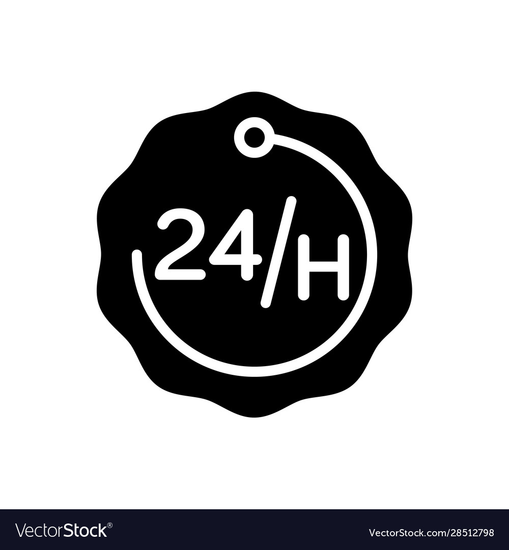 Hours Royalty Free Vector Image - VectorStock