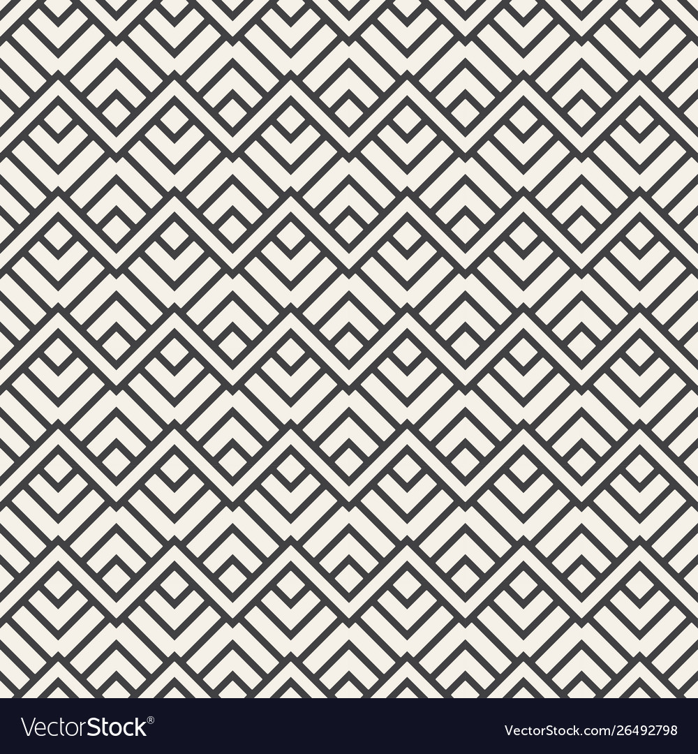 Mesh linear geometric seamless pattern Royalty Free Vector