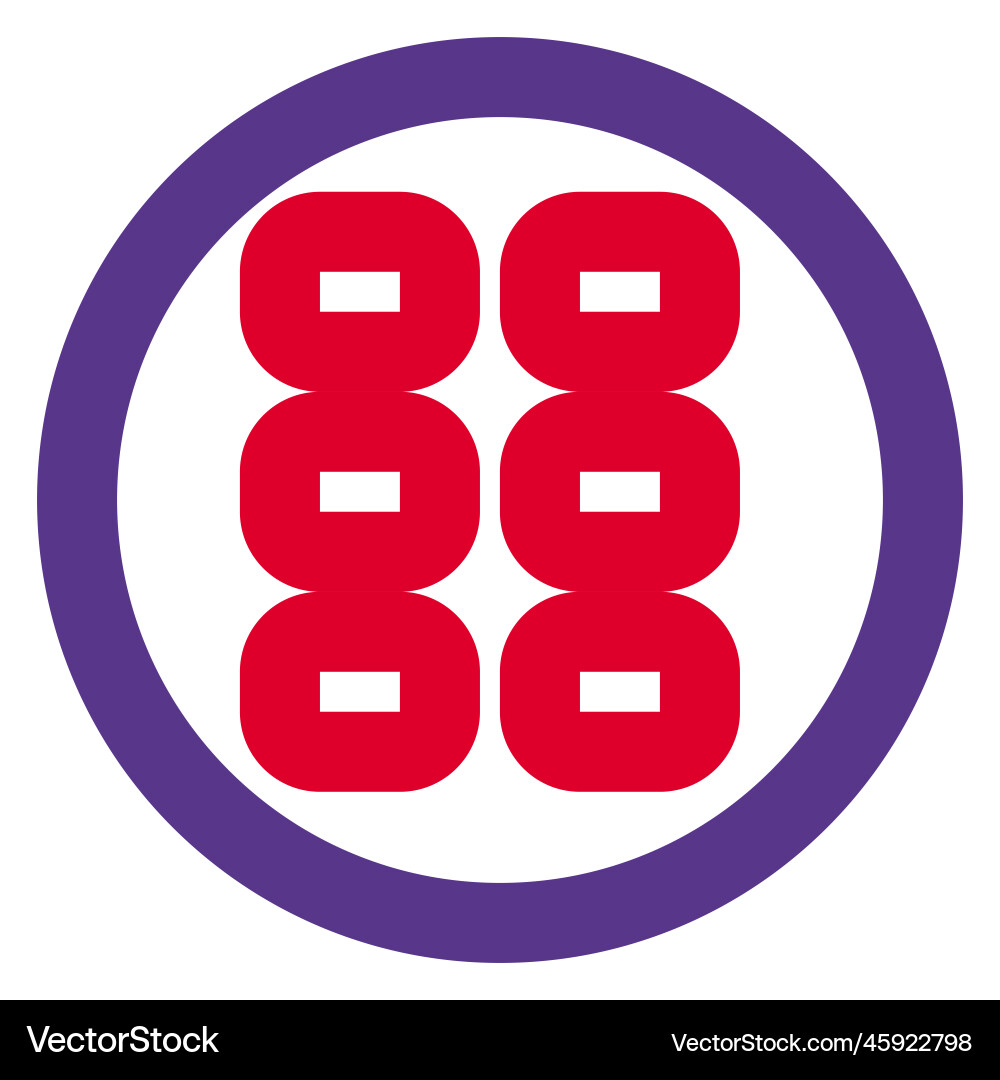 Zhaliang dim sum outline icon Royalty Free Vector Image