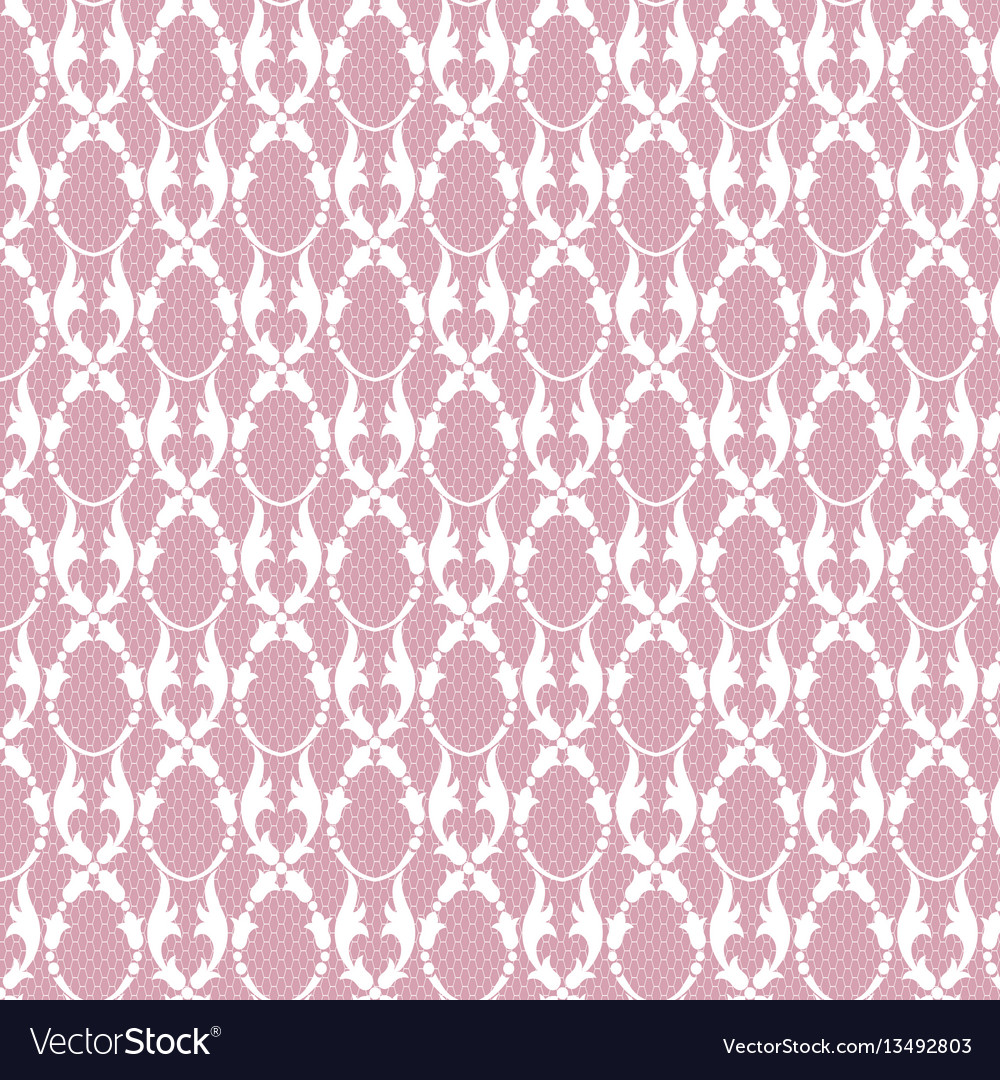White lace pattern Royalty Free Vector Image - VectorStock