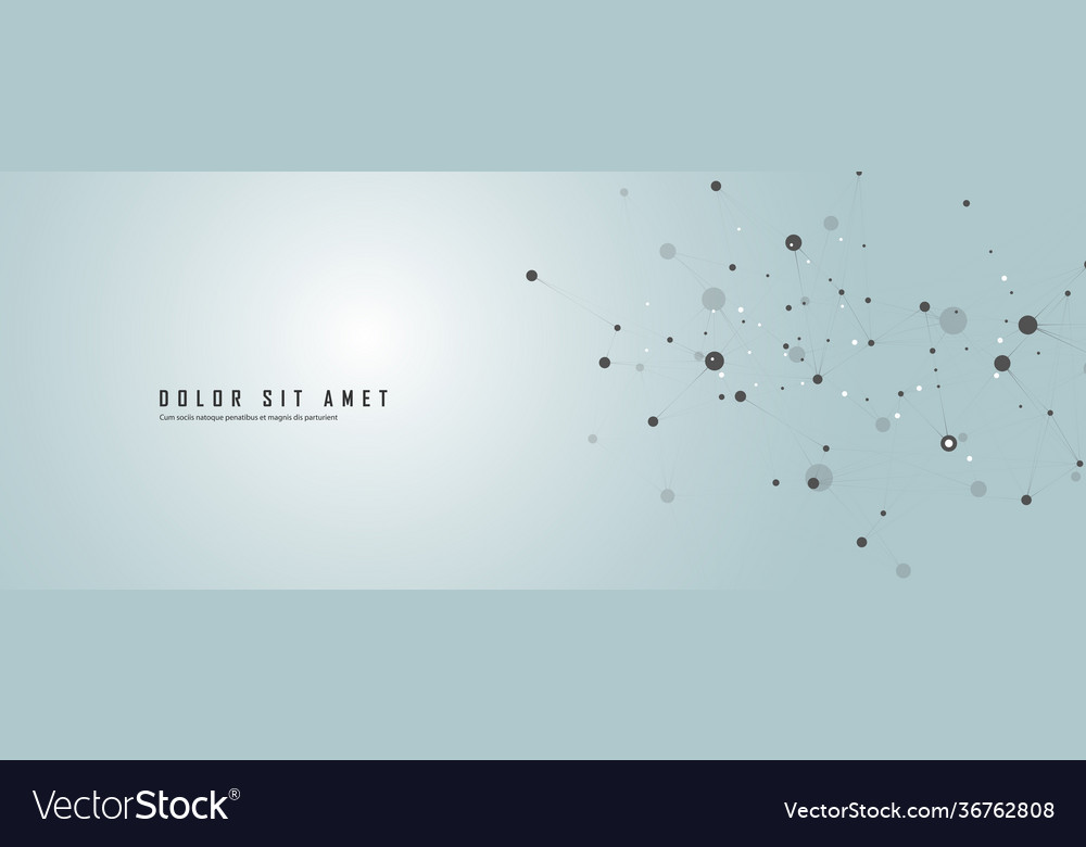 Connect science pattern design technology Vector Image