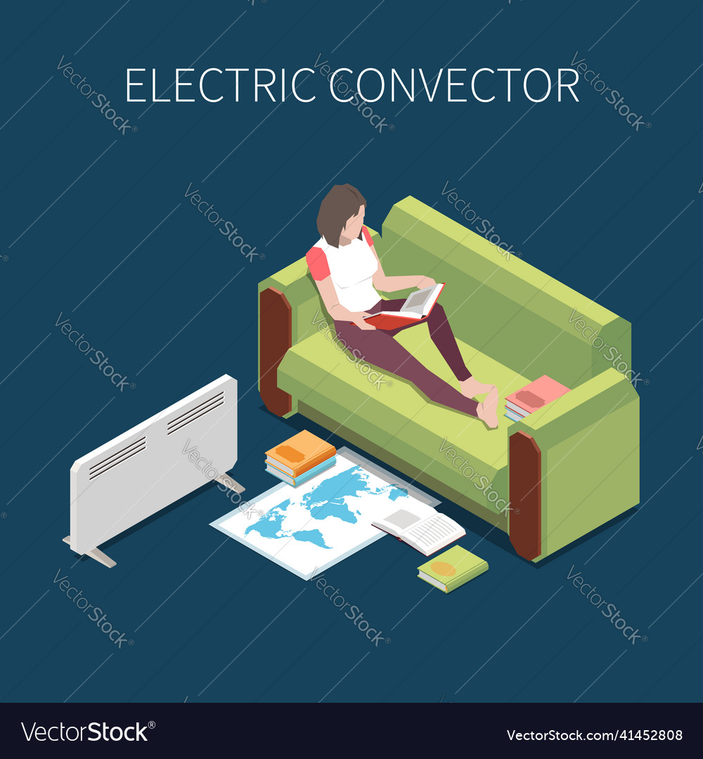 Heating isometric Royalty Free Vector Image - VectorStock