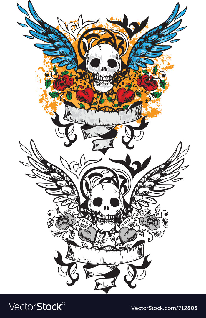 Skull design Royalty Free Vector Image - VectorStock